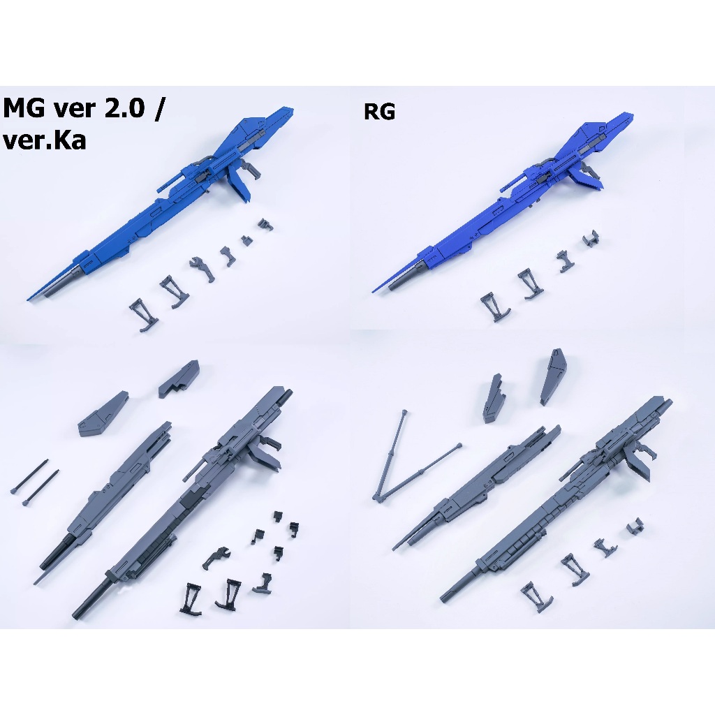 Mô hình lắp ráp Effect Wings Hyper Mega Launcher MG Zeta ver 2.0 / ver ...
