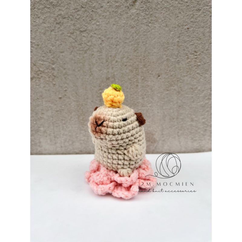 móc khóa len CAPYBARA (chuột lang nước) - HandMade | Shopee Việt Nam