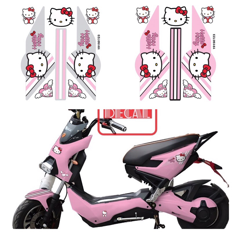 Tem xe điện X-MEN mẫu HELLO KITTY siêu xinh tem chống nước | Shopee ...