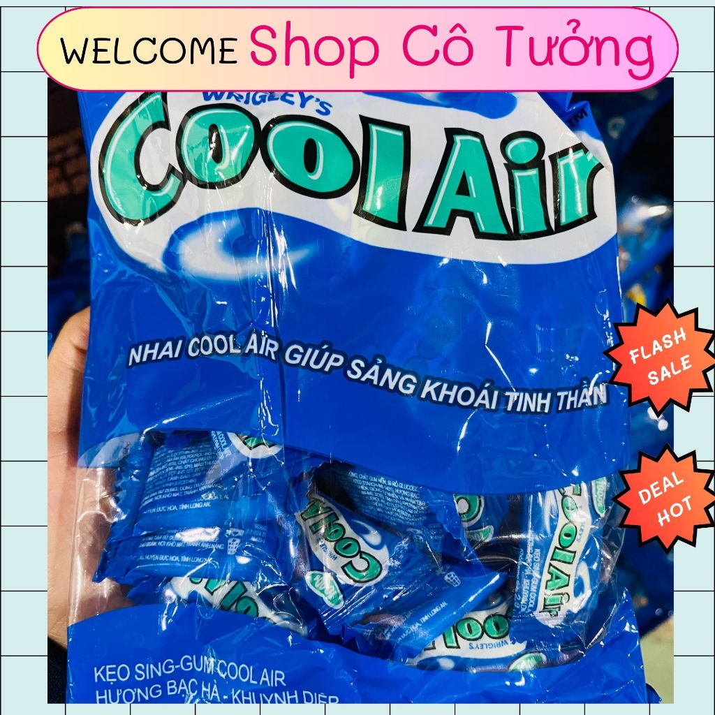 KẸO CAO SU SINGGUM COOLAIR GÓI 145G (50 CHIẾC)/ SING-GUM COOL AIR ...
