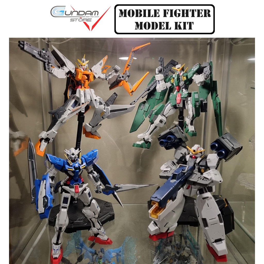 Mô hình Lắp Ráp HG 00 Serie Collection Exia Dynames Kyrios Seven Sword ...