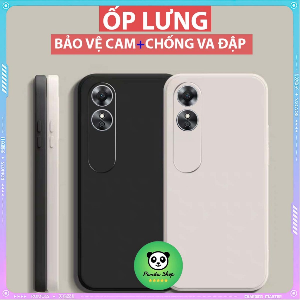 Ốp Lưng Oppo A78 5G / A98 / A1 5G cạnh vuông / Vỏ điện thoại bảo vệ camera toàn diện | Shopee ...
