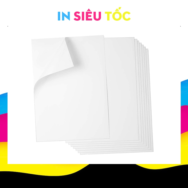 Decal Oji Label đế trắng in tem nhãn dán | Shopee Việt Nam