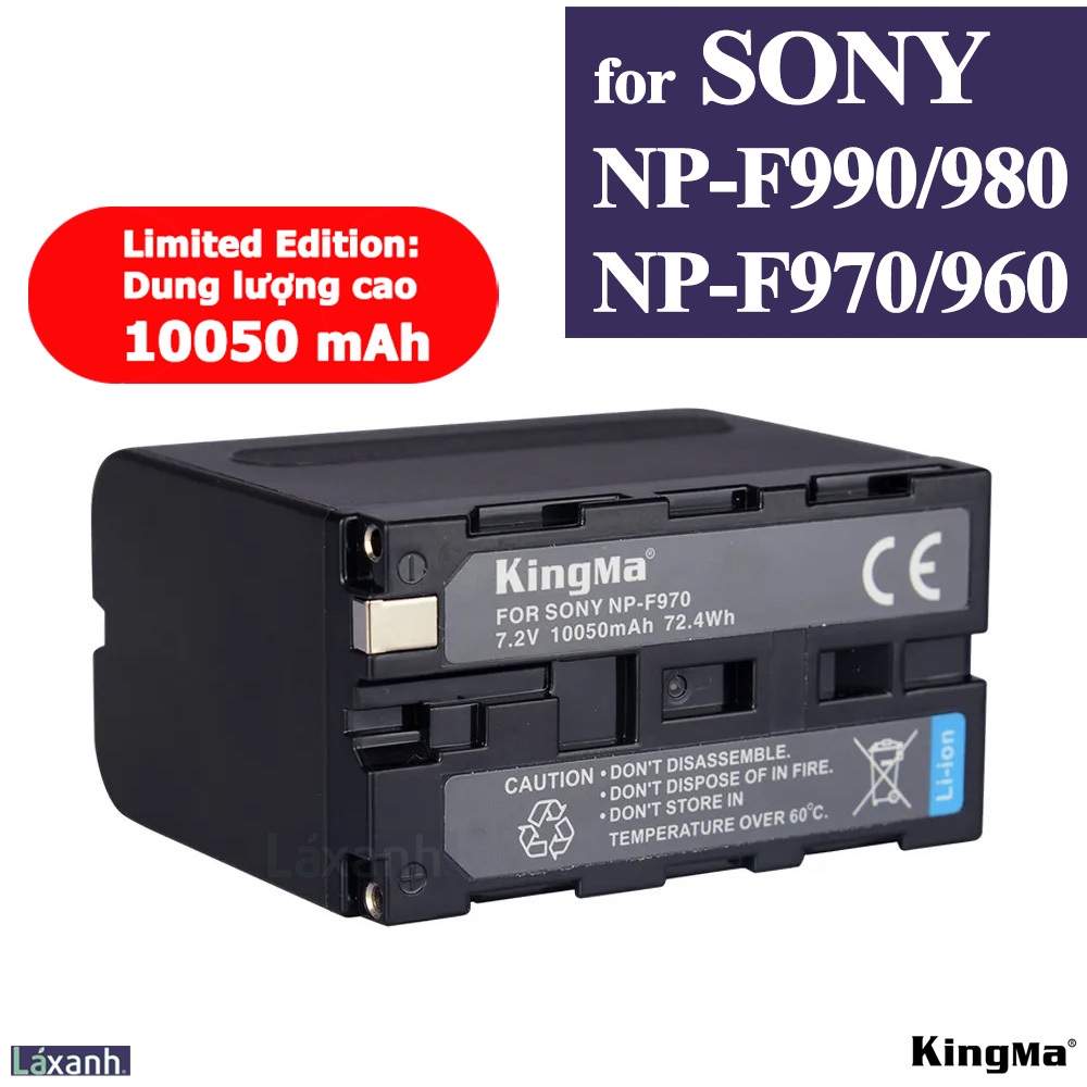 Sony F970 F960 F990 F980 | Pin Dung lượng cao và sạc siêu nhanh cho đèn ...