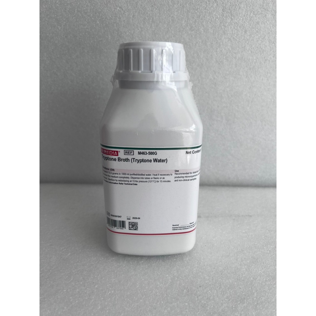 Môi trường vi sinh Tryptone Broth (Tryptone Water) - M463-500G Himedia ...