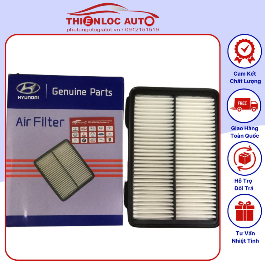 Lọc Gió Động Cơ Hyundai Santafe, Kia Sorento Máy Xăng - 28113-2W100 ...