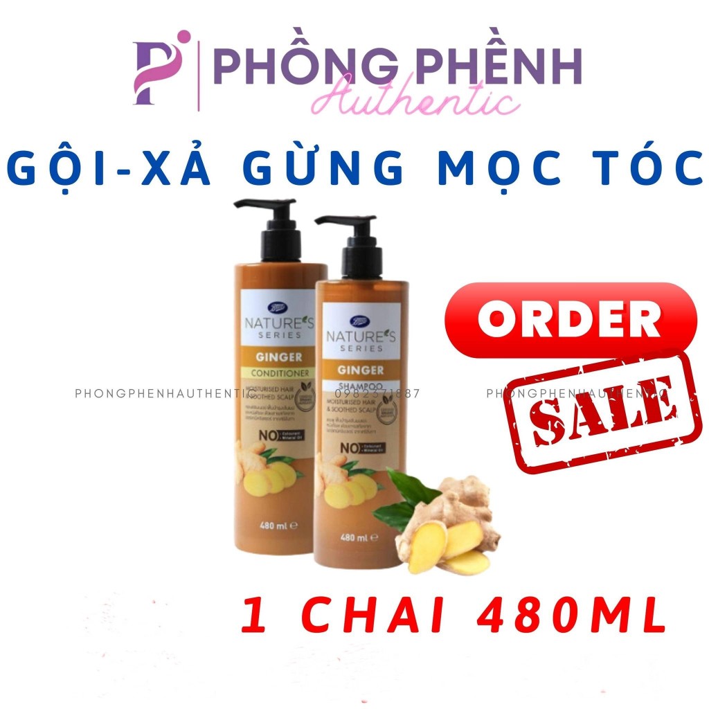 DẦU GỘI - XẢ GỪNG/ ARGAN OIL GINGER BOOTS MATURE'S SERIES MOISTURISED HAIR & SOOTHED SCALP CHAI ...