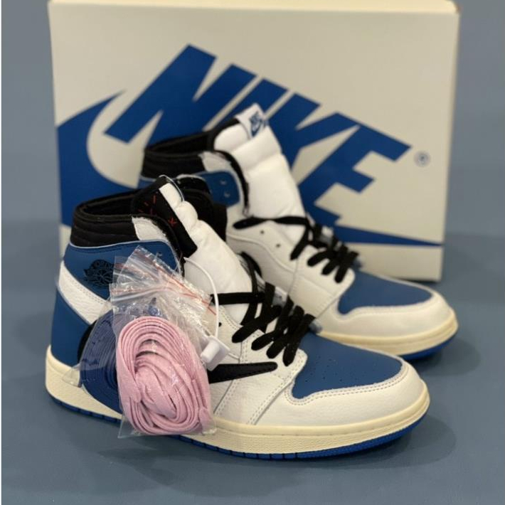 Giày jd 1 TRAVIS SCOTT HIGH OG ROYAL BLUE, bản S.Cấp full phụ kiện ...