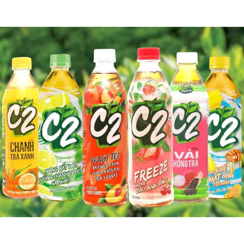 C2 freeze 6 mùi 6 vị chai 450ml | Shopee Việt Nam