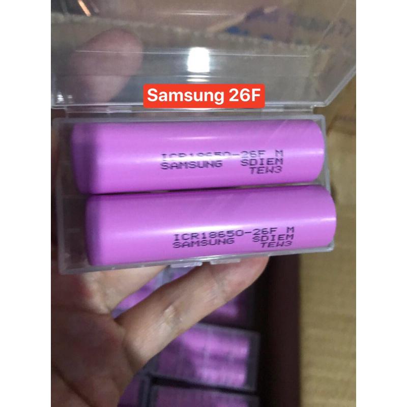 Pin 18650 Samsung 26F, pin mới, hàng chuẩn | Shopee Việt Nam