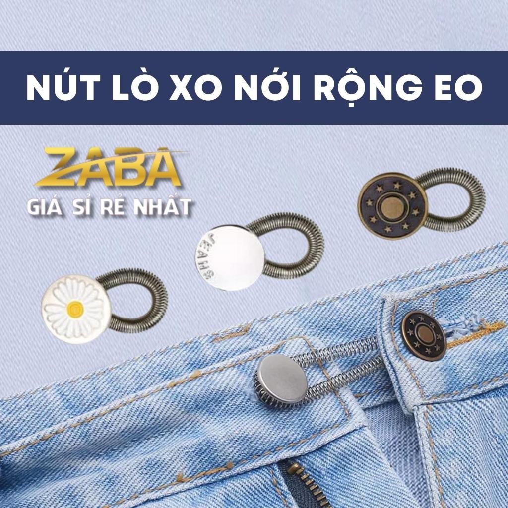 Nút lò xo chỉnh eo quần jeans nới rộng thắt lưng Zaba | Shopee Việt Nam