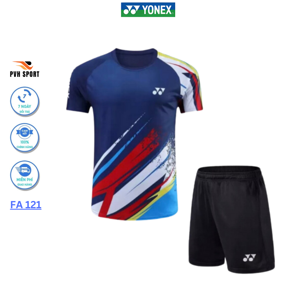 Áo cầu lông, quần cầu lông Yonex FA121 chuyên nghiệp mới nhất sử dụng tập luyện và thi đấu cầu ...