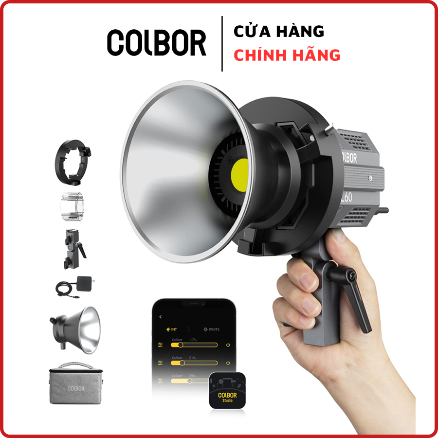 COLBOR CL60 Bi-Color - Đèn LED Studio, Công Suất 65W (2700K-6500K) | BH ...