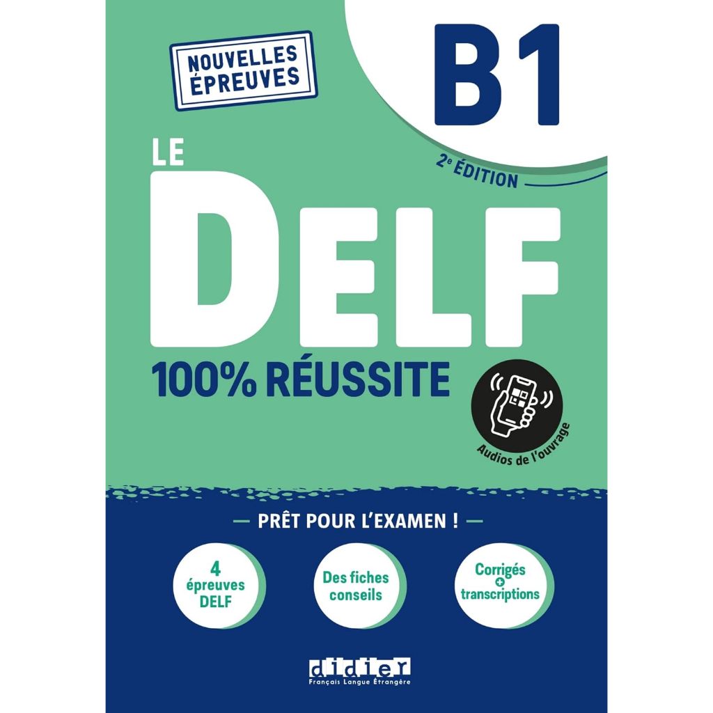 Sách Tiếng Pháp-Delf B1 100% Reussite - 2021 - Livre + Onprint | Shopee ...