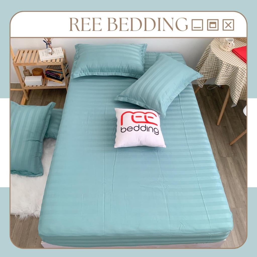 [TẶNG TÚI GIẶT] Bộ ga giường và vỏ gối Cotton 3F Khách sạn REE Bedding ...