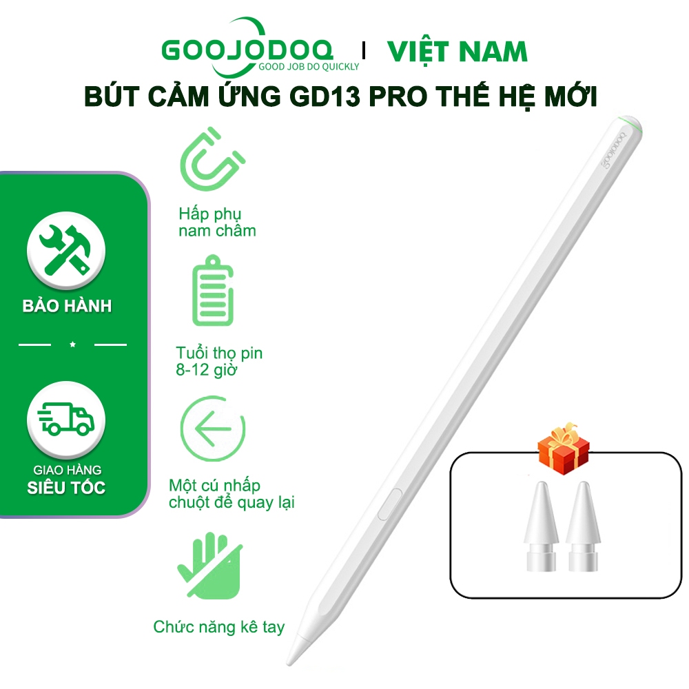 Bút cảm ứng GOOJODOQ GD13 Pro Mới Sạc Không Dây Thức dậy thông minh cho ...
