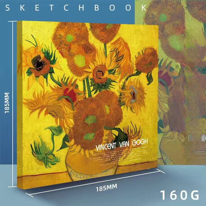 Sổ vẽ ký hoạ , hình hoạ , chì màu vincent vangol 80 trang | Shopee Việt Nam