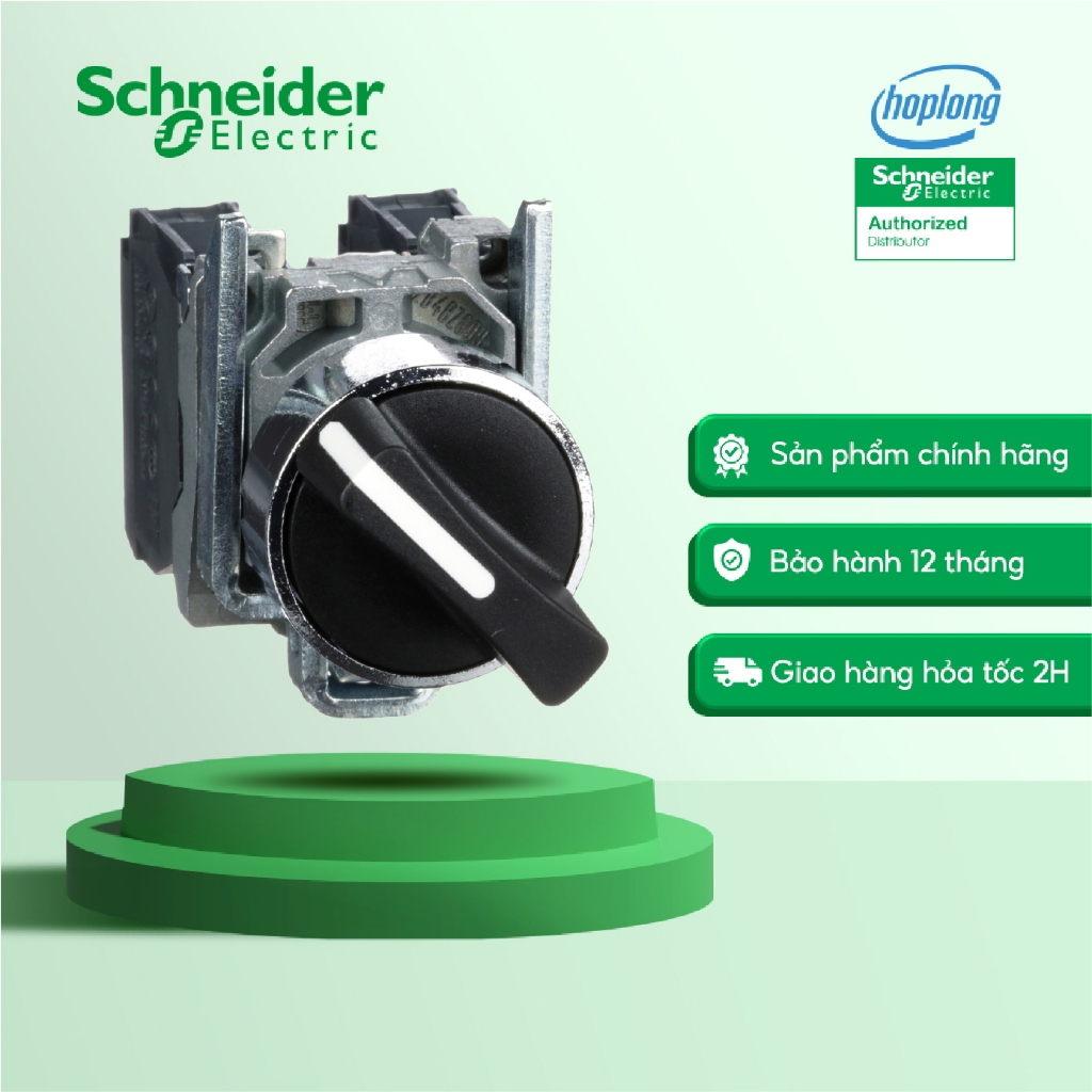 Chuyển mạch XB4BD25 Schneider - Phi 22 - 2 vị trí - Đen | Shopee Việt Nam