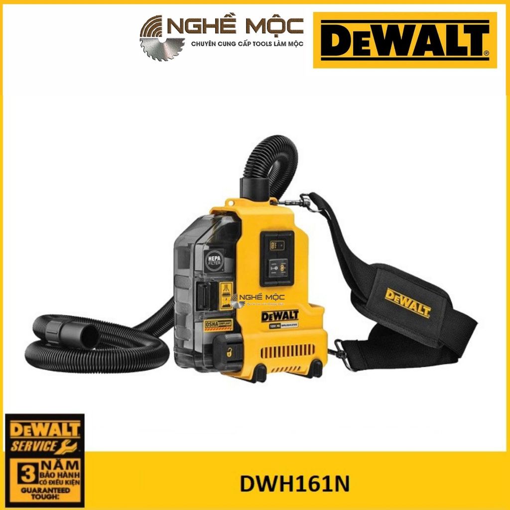 Phụ kiện hút bụi máy khoan bê tông Dewalt DWH161 chính hãng Nghề Mộc ...