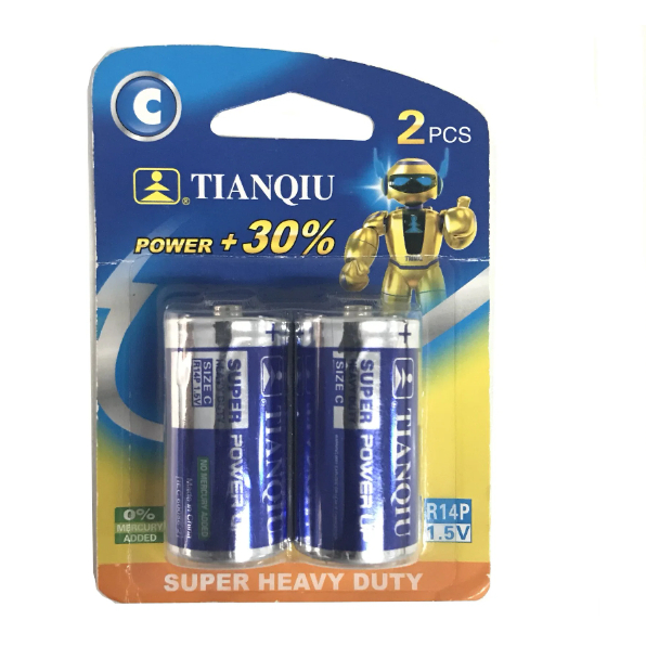 Pin size trung C Tianqiu R14 Carbon Zinc 1,5V | Shopee Việt Nam