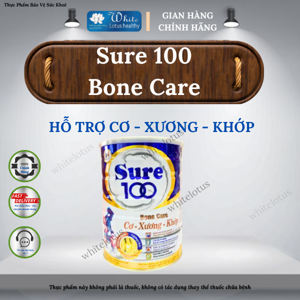 Sữa bột Sure 100 - Bone Care Hỗ trợ Cơ Xương Khớp Cho Người Lớn Tuổi (H ...