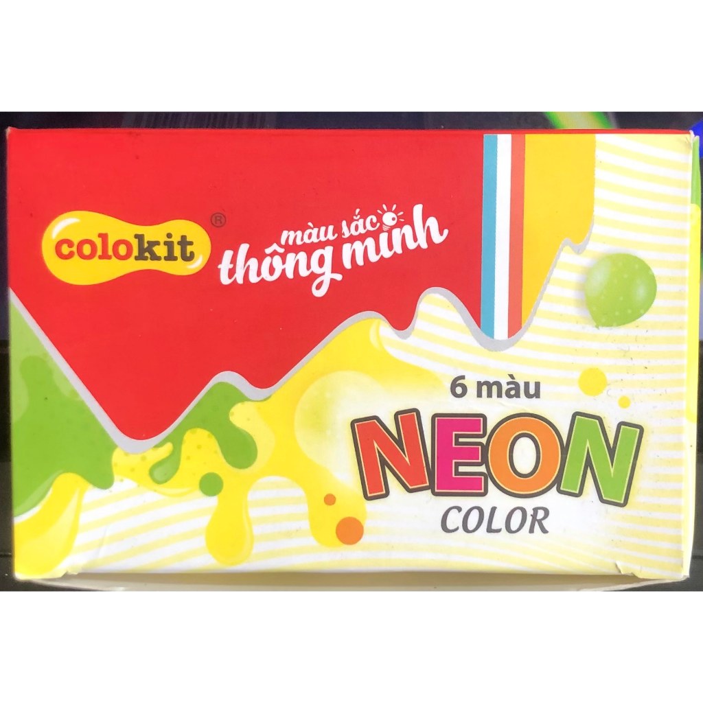 Bộ 6 màu nước Neon Colokit WACO-C011 | Shopee Việt Nam