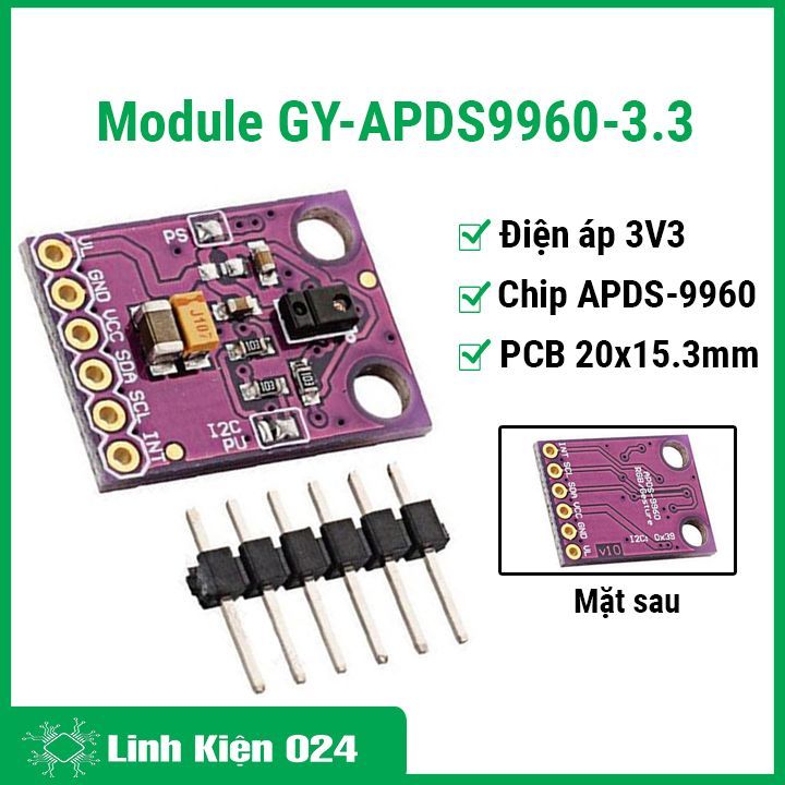 Module cảm biến hướng chuyển động hồng ngoại RGB Gesture APDS-9960 ...