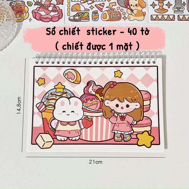 Sổ chiết lưu trữ Washi tape, Sticker A5/60trang - Tiệm Ốc Sột-ST035 ...