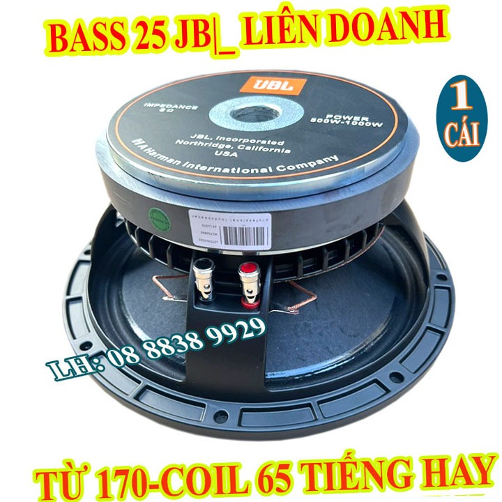 LOA BASS 25 JB TỪ 170 COIL 65 KHUNG NHÔM CAO CẤP - GỒM 1 LOA | Shopee Việt Nam