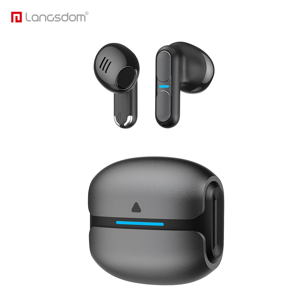 Tai nghe Bluetooth LANGSDOM THETA V5.3. ENC micro, chống nước IPX5 ...