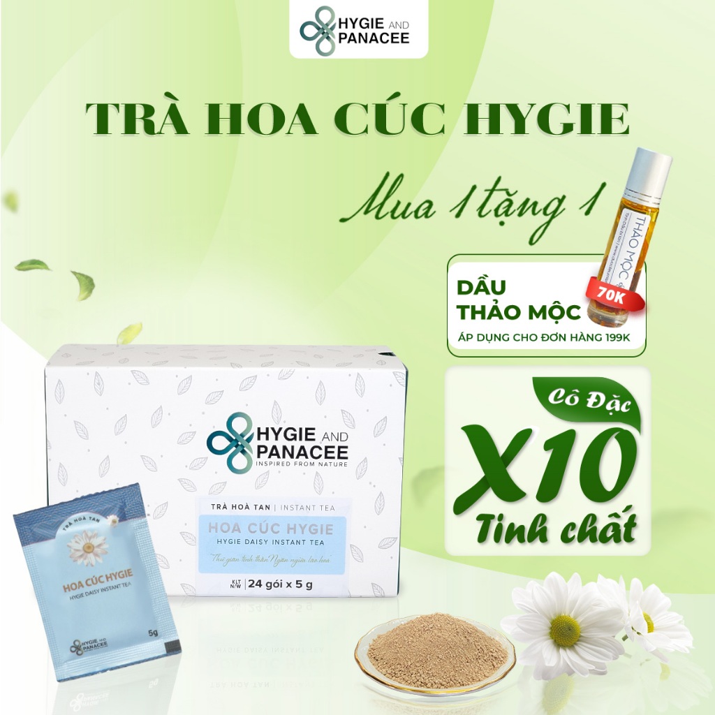Trà Hoa Cúc Hòa Tan Hygie&Panacee Thanh Nhiệt Thư Giãn Tinh Thần Hộp ...