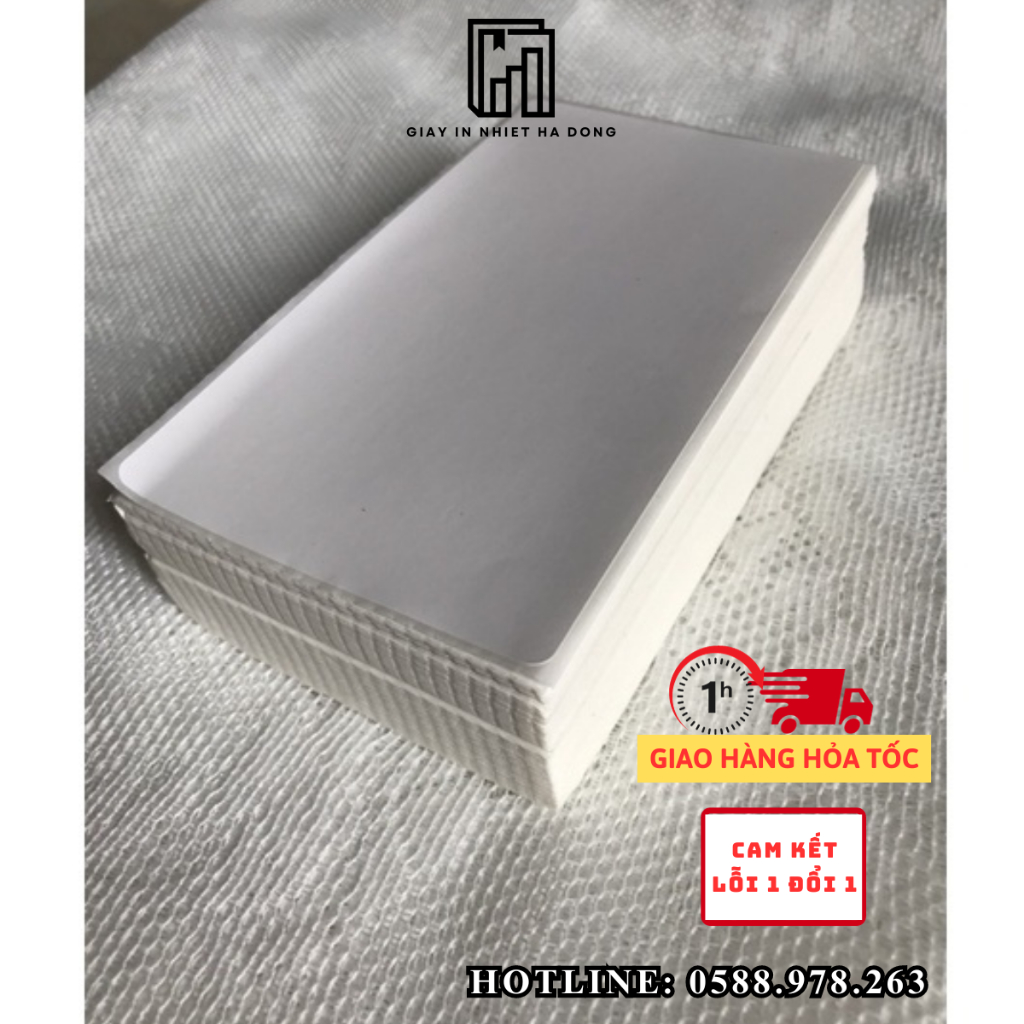 Giấy in nhiệt dùng thử A7 76x130, 75x100 in đơn hàng Shopee, in đơn sàn ...