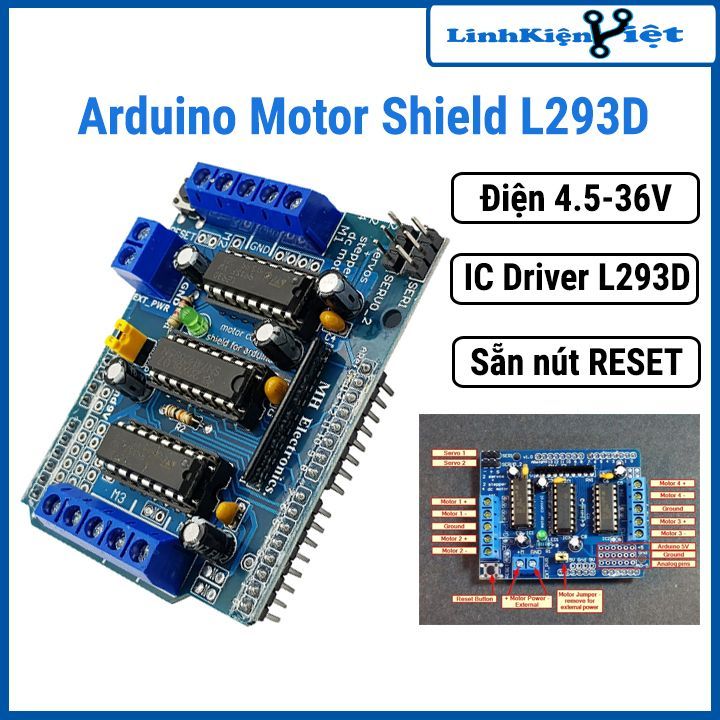 Module Điều Khiển Động Cơ L293D 4.5-36V | Shopee Việt Nam