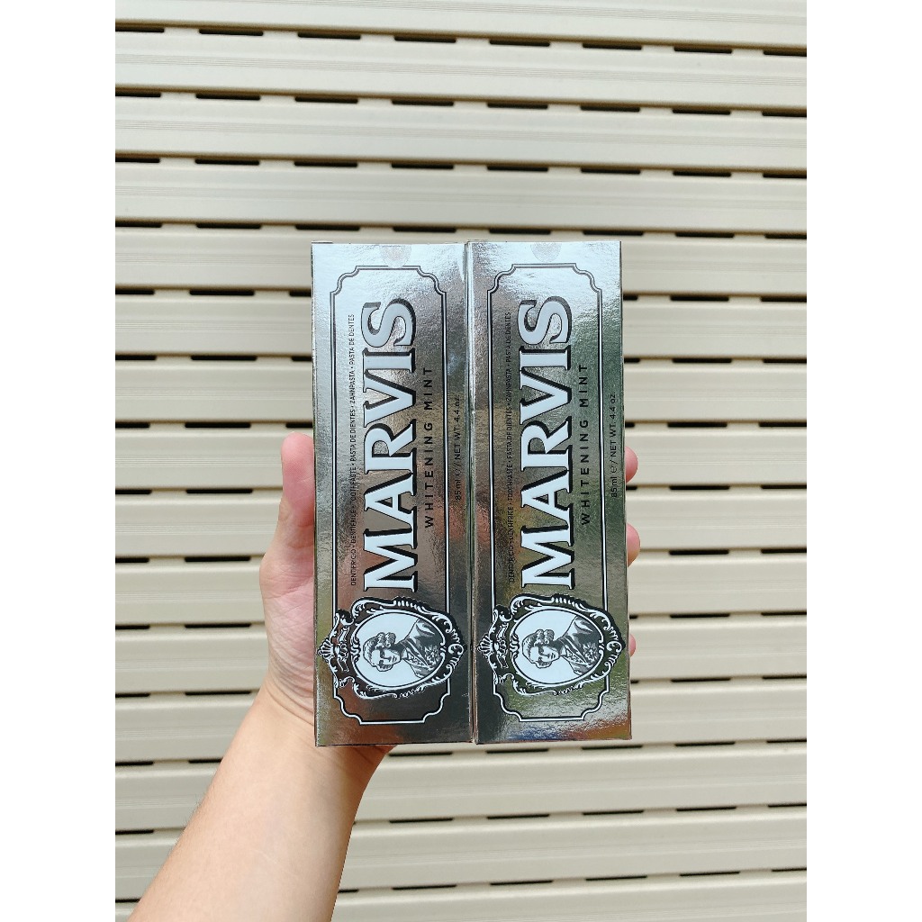 Kem Đánh Răng Marvis Whitening Mint 85ml | Shopee Việt Nam