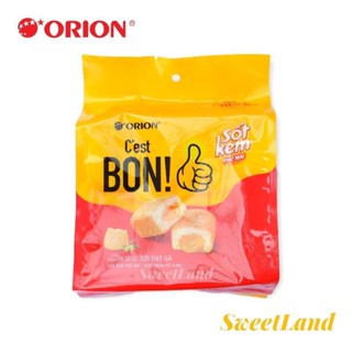 Bịch 8 Bánh ruốc thịt C'EST BON ORION, bánh sợi thịt gà, sốt kem phô mai chà bông tiện lợi ...