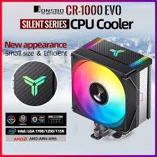 ĐEN/ TRẮNG Quạt Tản Nhiệt, Fan CPU Led RGB JONSBO CR1000- 4 Ống Đồng ...