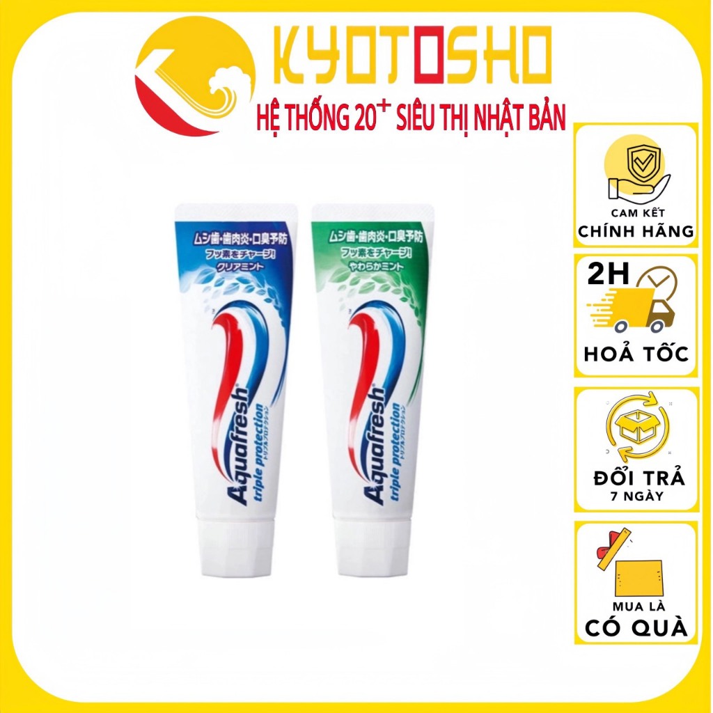 Kem đánh răng Aquafresh Nhật Bản 140g | Shopee Việt Nam