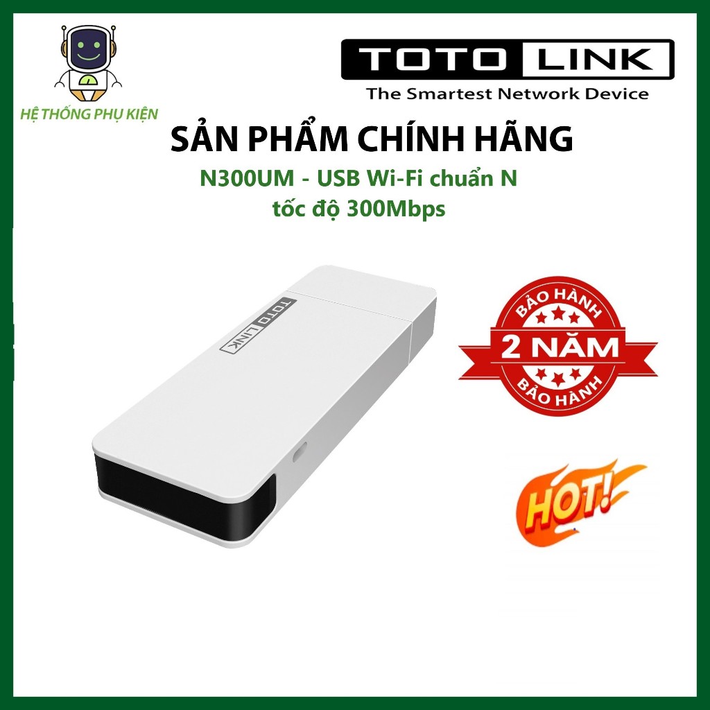 Usb wifi chuẩn N 300Mbps TOTOLINK N300UM | Shopee Việt Nam