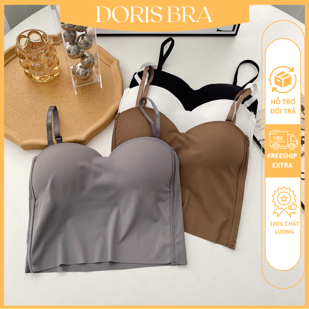 Áo lót DORIS, bra su đúc BR558 dáng dài kèm đệm mút sang chảnh chất mát ...