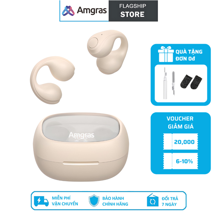Tai nghe Amgras Future Spacebud II Pro 3C31, bluetooth earphone, dẫn ...