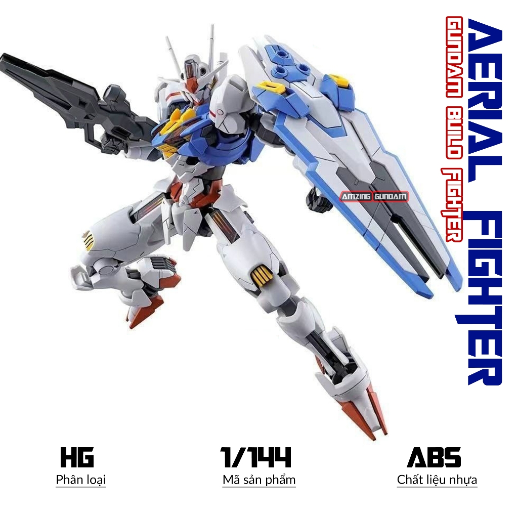 Mô hình Gundam HG Aerial, 1/144 Gunpla, Xếp hình thông minh sưu tầm, Mô hình nhựa | Shopee Việt Nam