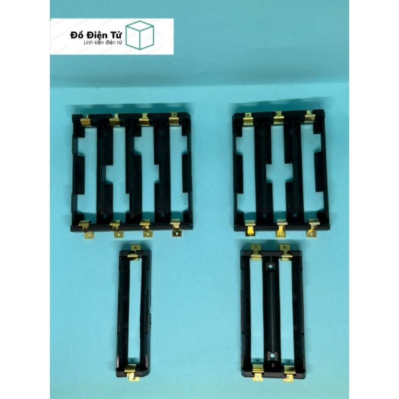 Khay pin 1/2/3/4 18650 mạ đồng sử dụng làm khay cân áp và cân bằng cell ...