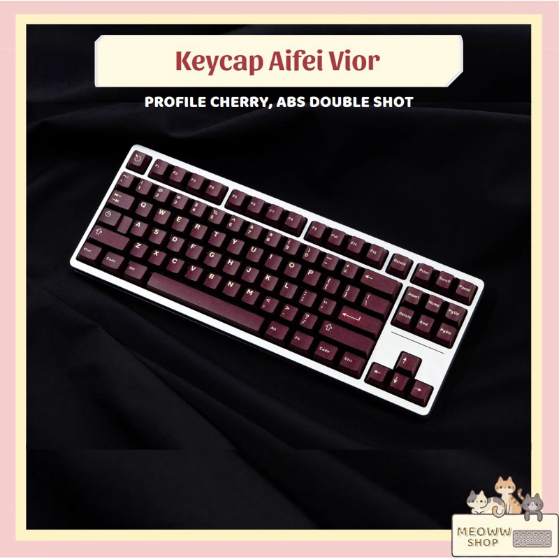 Keycap Aifei Pyga Red V2 / Vior V1 cho bàn phím cơ giá rẻ.Bản mới có ...