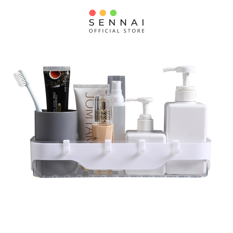 Kệ Để Đồ Nhà Tắm Dán Tường Cao Cấp SenNai Không Cần Khoan Tường | Shopee Việt Nam