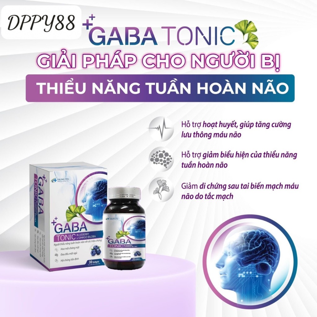 GABA TONIC - GIẢI PHÁP CHO NGƯỜI BỊ THIỂU NĂNG TUẦN HOÀN NÃO | Shopee ...