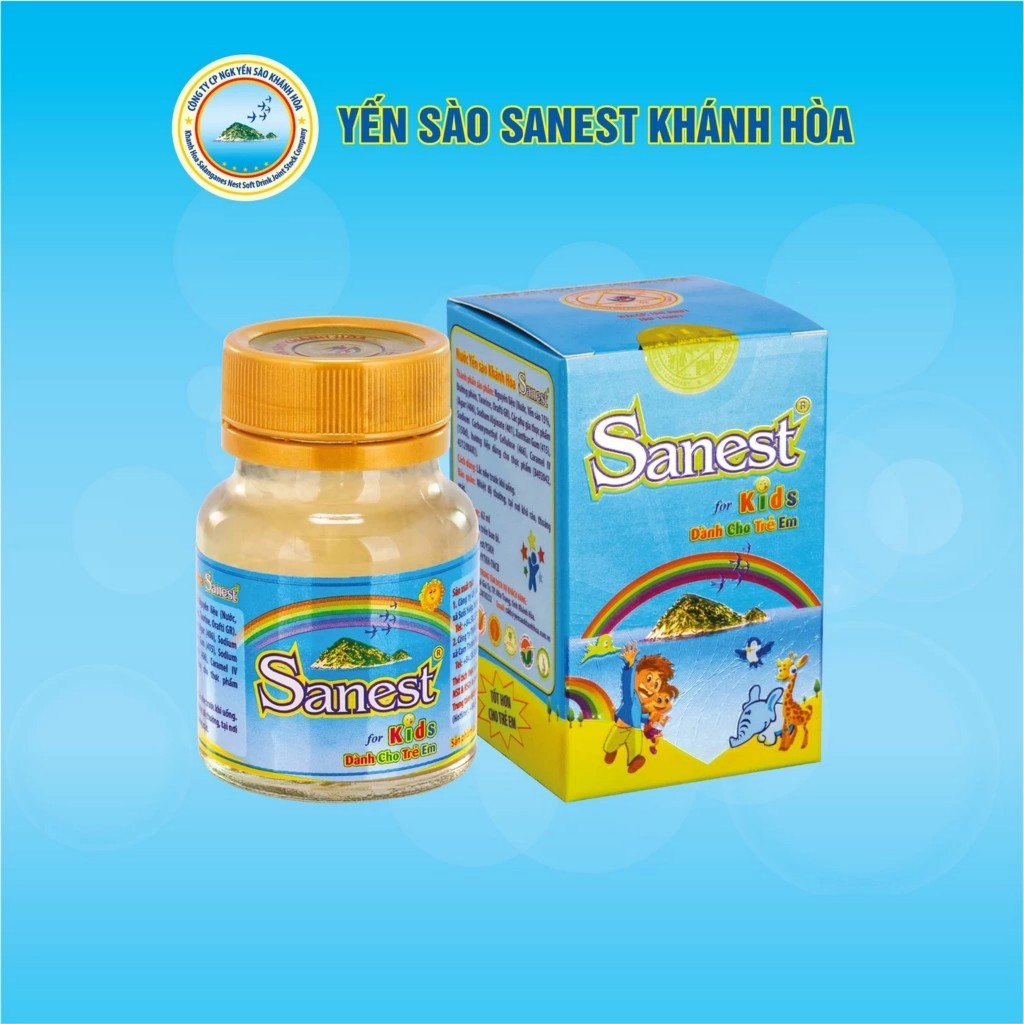 Combo Yến Sao Sanest Kids Khánh Hòa cao cấp cho trẻ em 62ml | Shopee ...