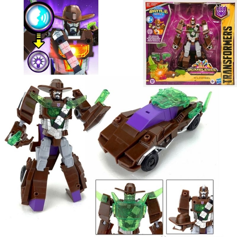 Robot Transformer Wildwheel biến hình kích hoạt đèn bằng âm thanh ...