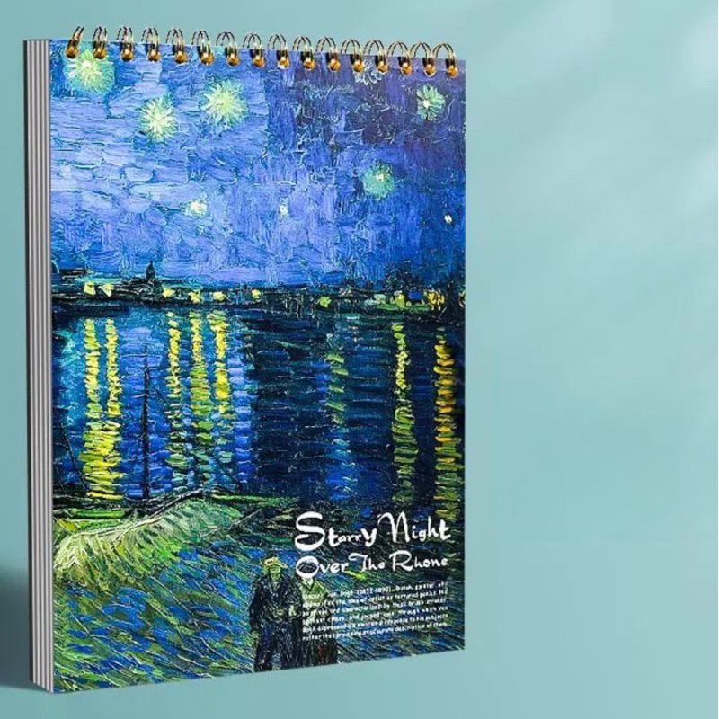 [ DaVinci ] Sổ A4 phong cách tranh van gogh 100gsm gồm 30 trang ...