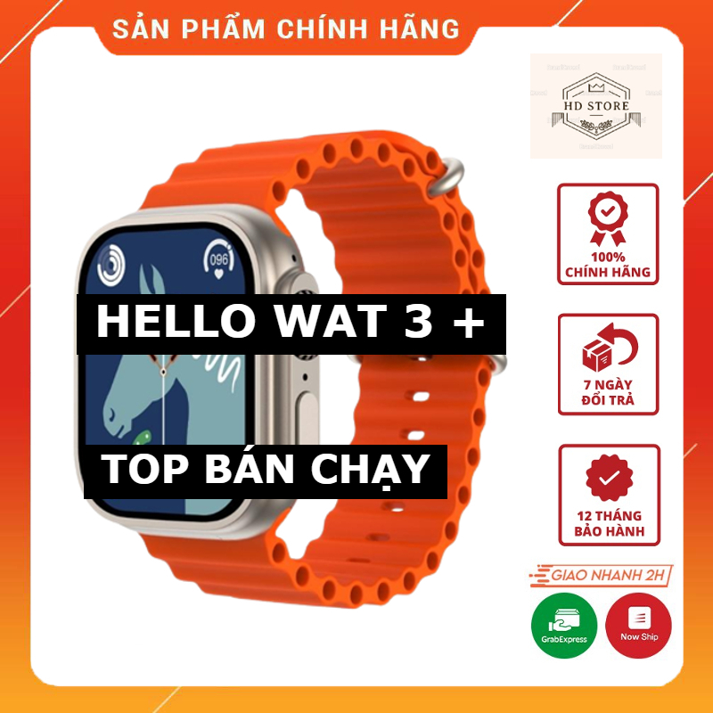Đồng Hồ Thông Minh Hello Watch 3 Plus Ultra Bộ Nhớ 4Gb Tải Nhạc Mp3 Kết ...