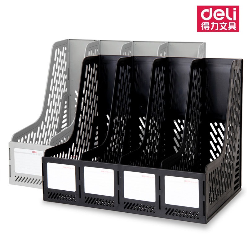Khay Kệ dựng tài liệu văn phòng 4 ngăn Deli 9846 | Shopee Việt Nam